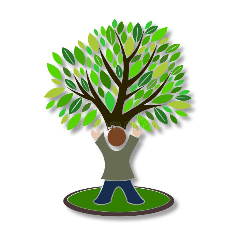 Child Tree Icon stock vector. Illustration of fantasy - 127021309