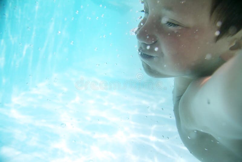 Child Underwater in Sea or Pool Stock Image - Image of fitness ...
