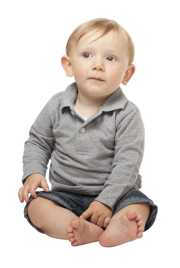 Child on white stock photo. Image of childhood, beautiful - 56768220