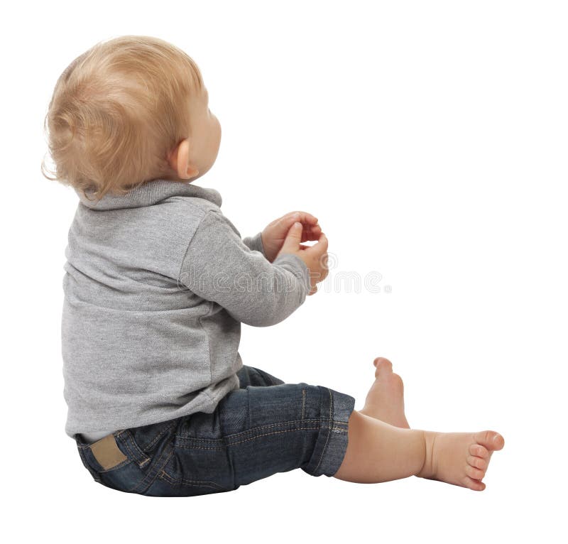 Child on white stock image. Image of childhood, enjoy - 56767175