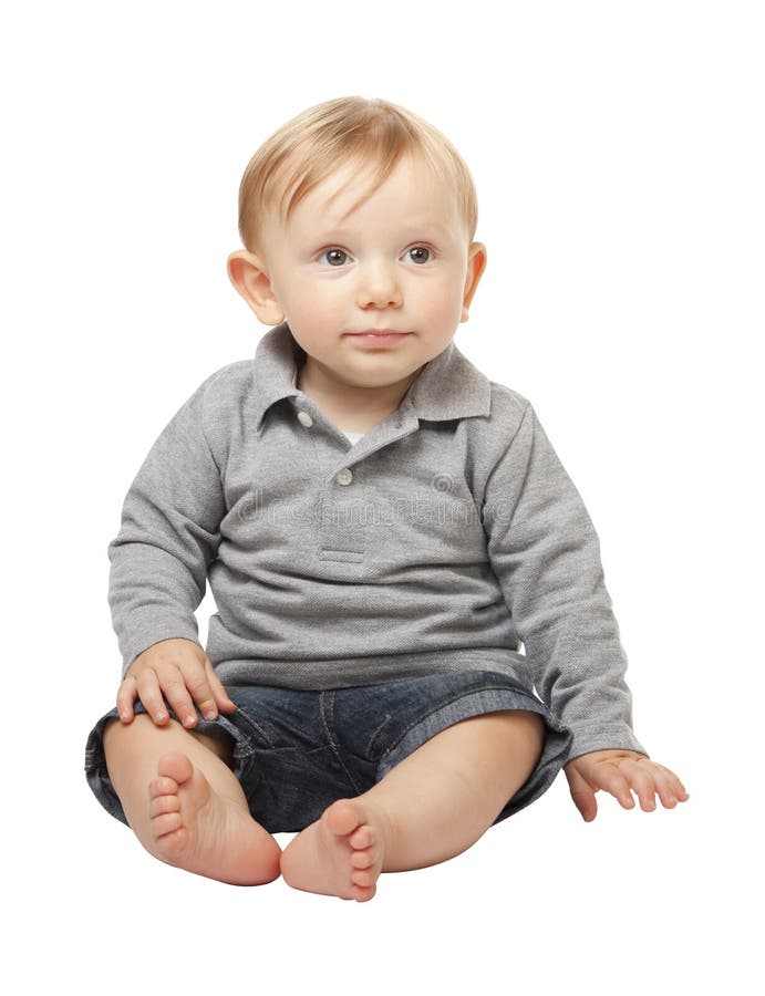 Child on white stock photo. Image of childhood, beautiful - 56768220