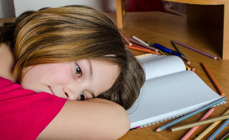 Learning girl stock photo. Image of desk, nursery, education - 103116988