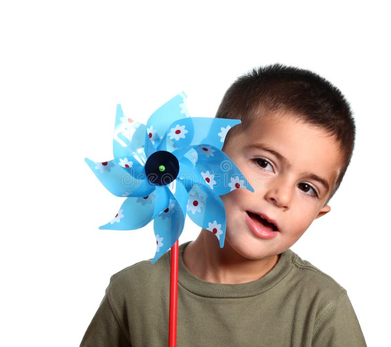 Child and windmill stock photo. Image of hand, blow, bright - 11041312