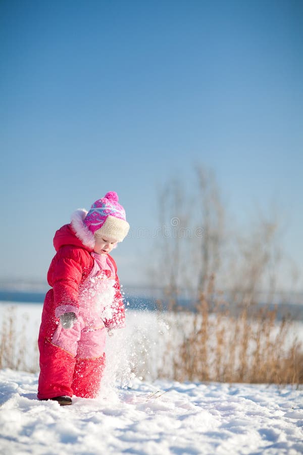 Child in winter stock image. Image of cheerful, freeze - 11076621