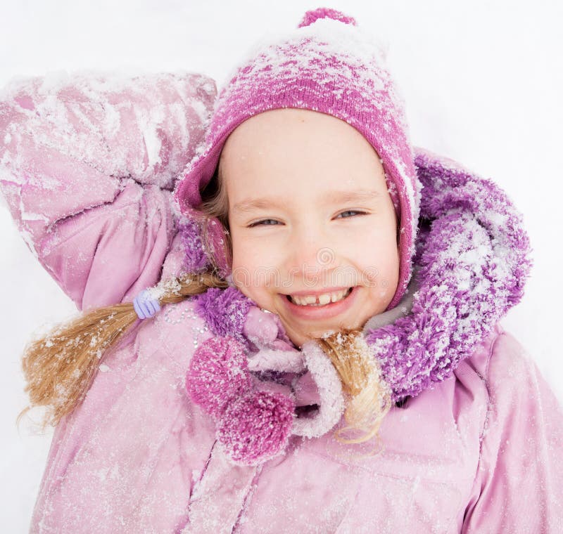 Child in winter stock photo. Image of clothing, caucasian - 164643244