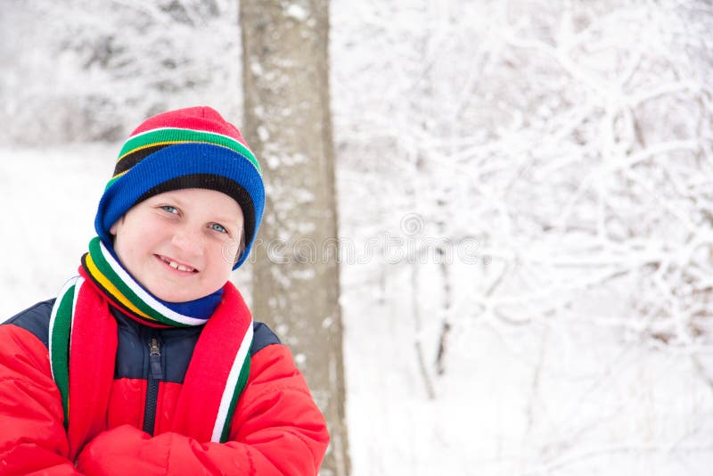 Child winter stock image. Image of coat, happy, caucasian - 34604173