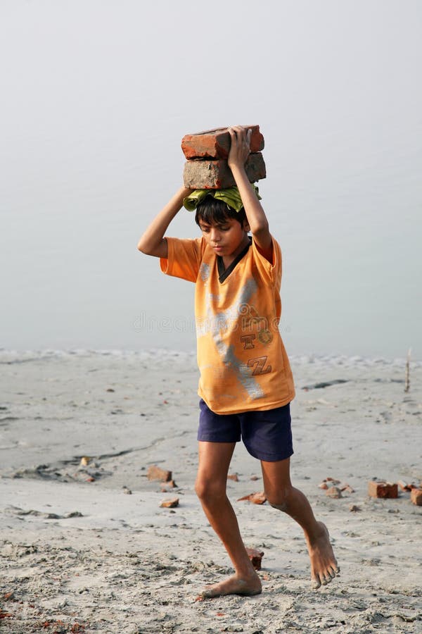 Child workers editorial stock image. Image of asia, preschooler - 21437804
