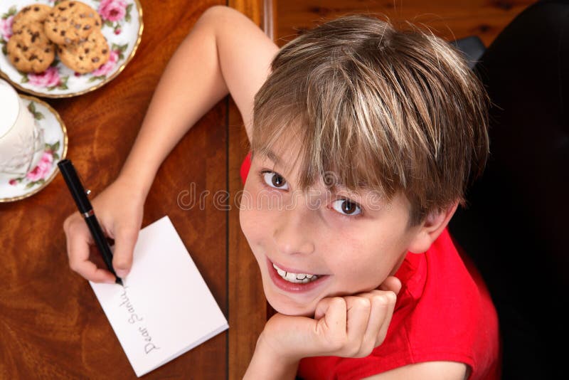 Kid reading a letter stock image. Image of read, mixed - 13383831