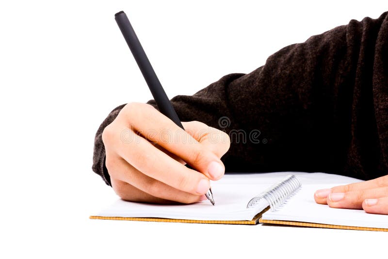 Child boy studying writing stock image. Image of beautiful - 55429725