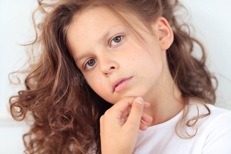 Female child stock image. Image of lifestyle, child, style - 99224055