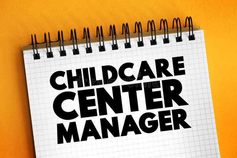 Childcare Centre Manager - Plan, Direct and Coordinate the Activities ...