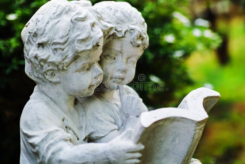 Childen Stone reader stock photo. Image of black, scene - 47676740