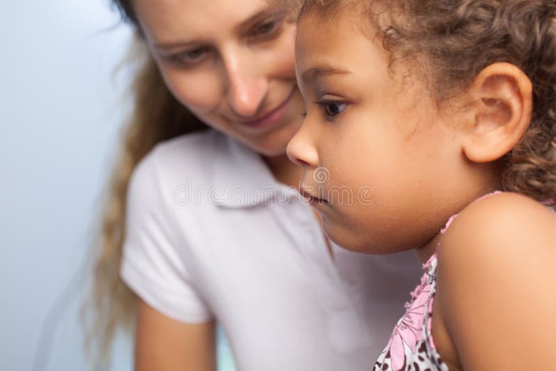 Time with mom stock image. Image of happiness, cute, childcare - 26336785