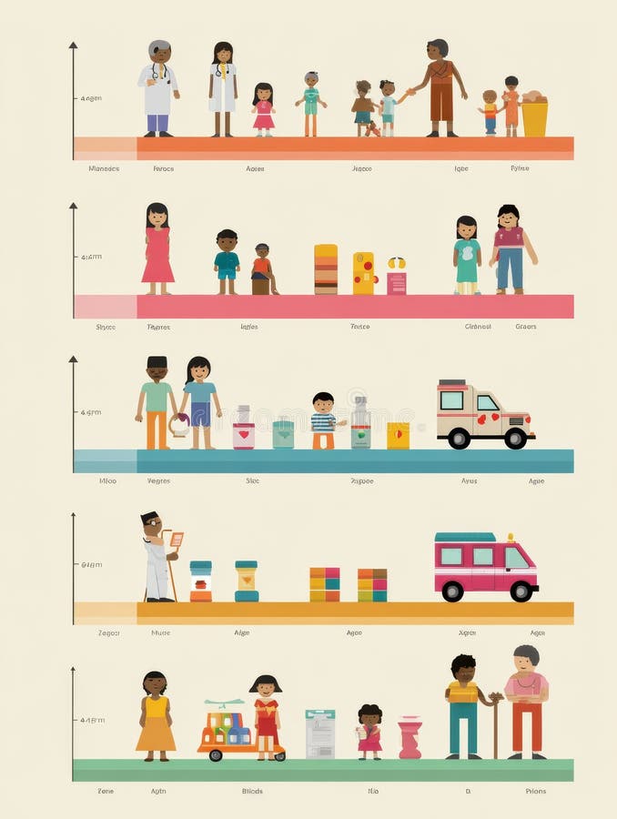 Childhood Immunization Schedule Infographic Showing Vaccination ...