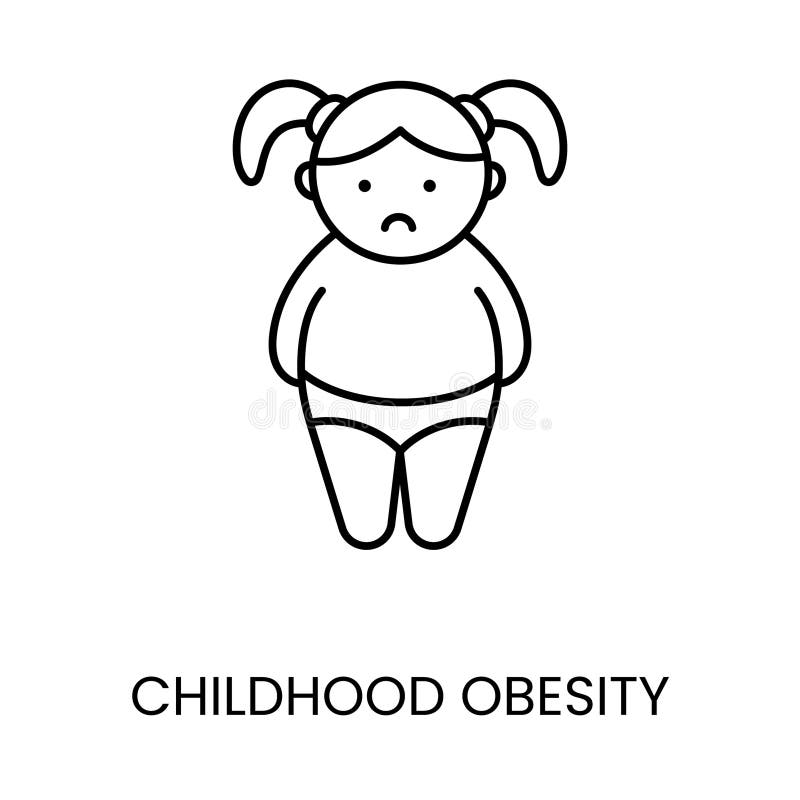 Childhood Obesity Stock Illustrations – 748 Childhood Obesity Stock ...