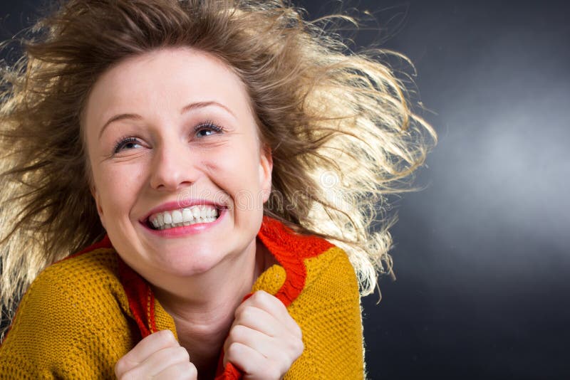 Childish look stock photo. Image of female, studio, ventilate - 54079460