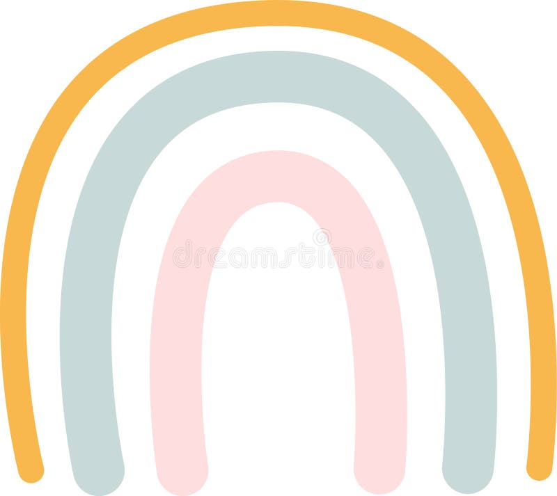 Childish Rainbow Icon stock vector. Illustration of collection - 318076812