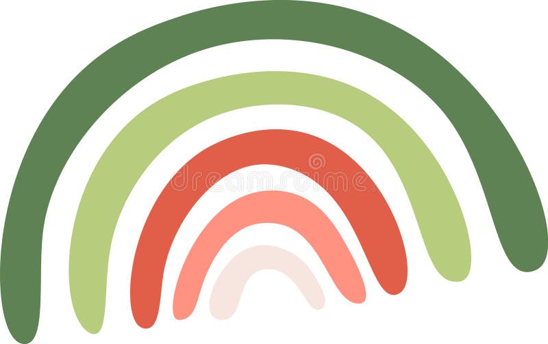 Childish Rainbow Icon stock vector. Illustration of decorative - 287563153