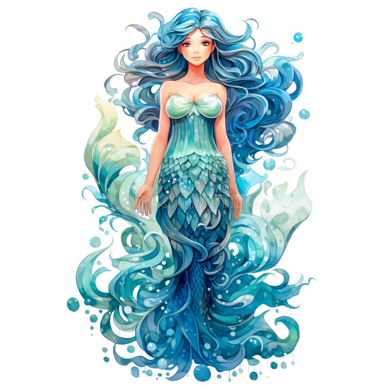 Mermaid Transparent Stock Illustrations – 310 Mermaid Transparent Stock ...