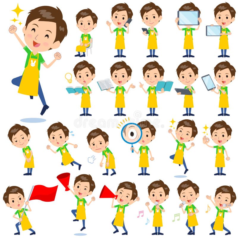 Childminder men_2 stock vector. Illustration of dance - 98335366