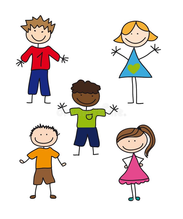 Children s drawing series stock vector. Illustration of balloon - 9744862