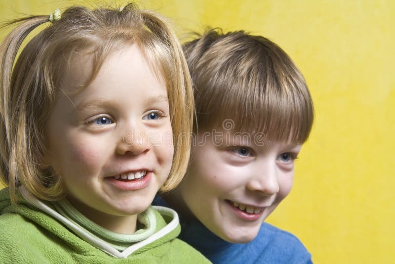 Happy smiling kids stock image. Image of friends, loving - 4165189