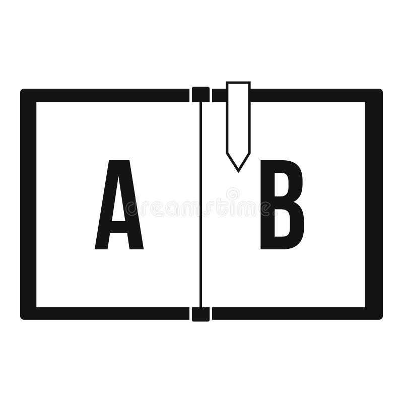 Children Abc Icon, Simple Style Stock Vector - Illustration of ...