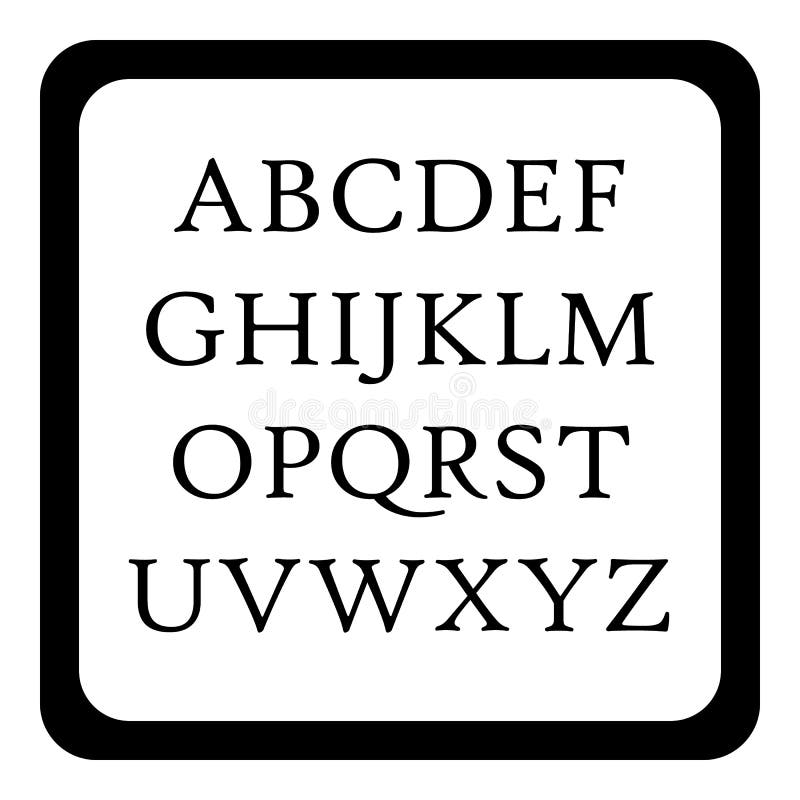 Children Abc Icon, Simple Style Stock Vector - Illustration of cute ...