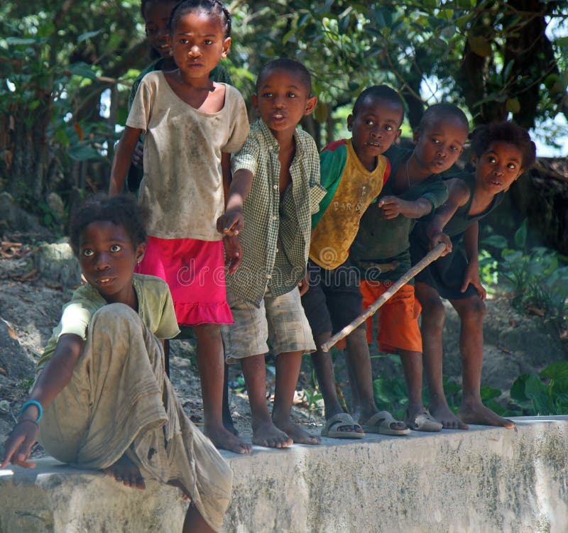 Children of Africa, Madagascar Editorial Image - Image of shelter, poor ...