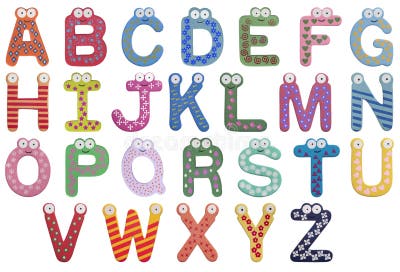 Kids Alphabet stock illustration. Illustration of isolated - 22703691