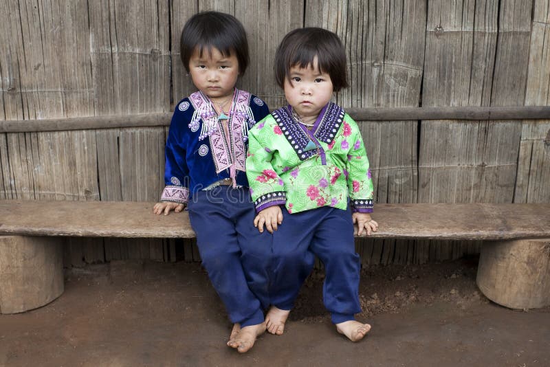 Children of Asia Swim in River Stock Image - Image of leisure, time ...