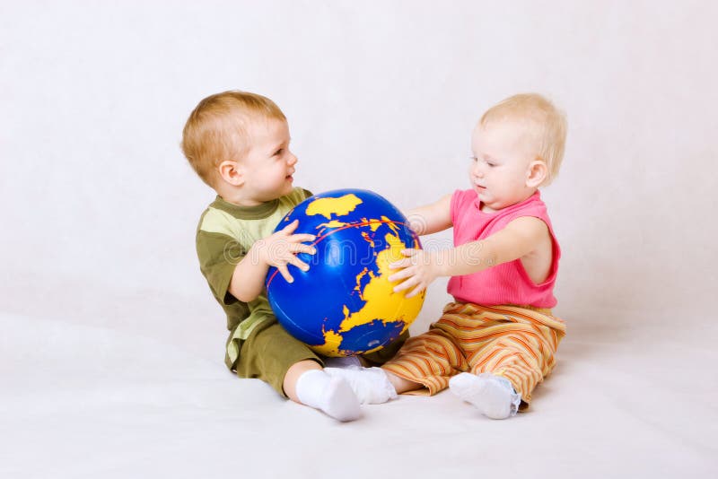 Children with ball stock image. Image of lovely, nice - 8745301
