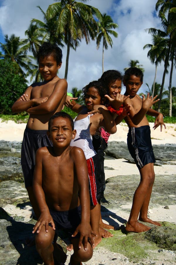 Children in Samoa editorial photography. Image of culture - 22330357