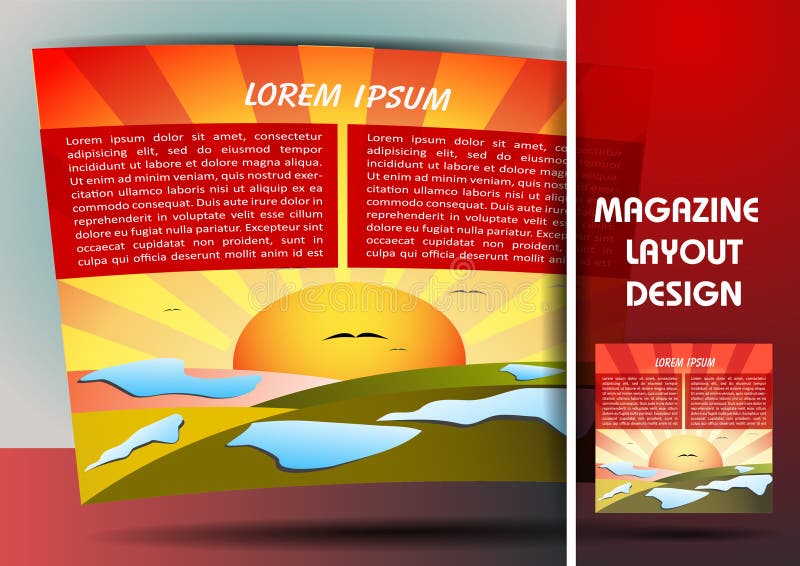 Children book page design stock vector. Illustration of brochure - 22908414