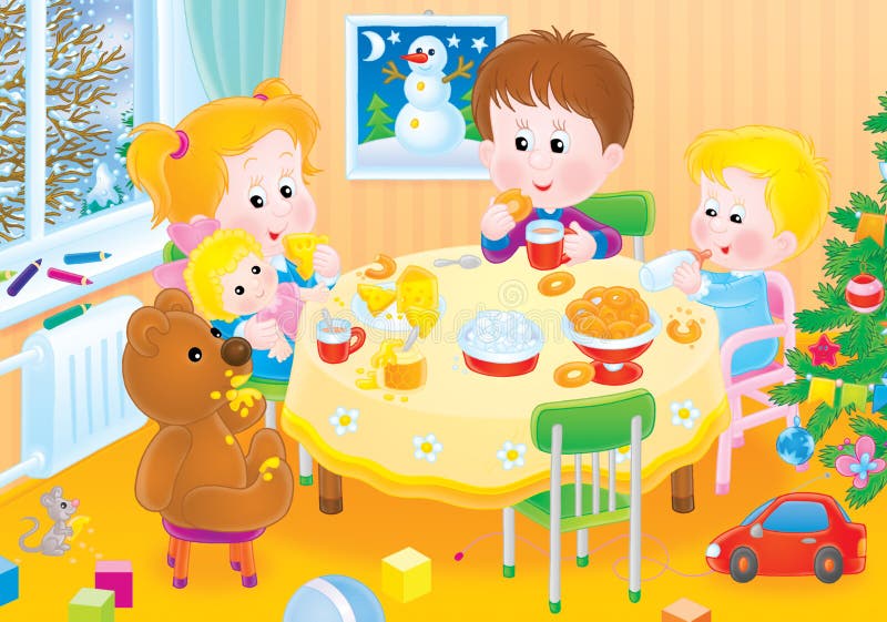 Breakfast Preschool Stock Illustrations – 1,261 Breakfast Preschool ...
