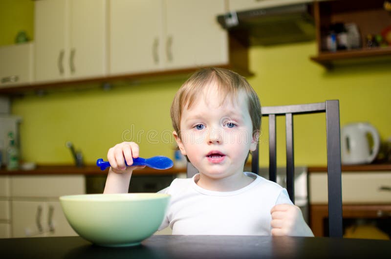 Children breakfast stock photo. Image of child, cereals - 23463436