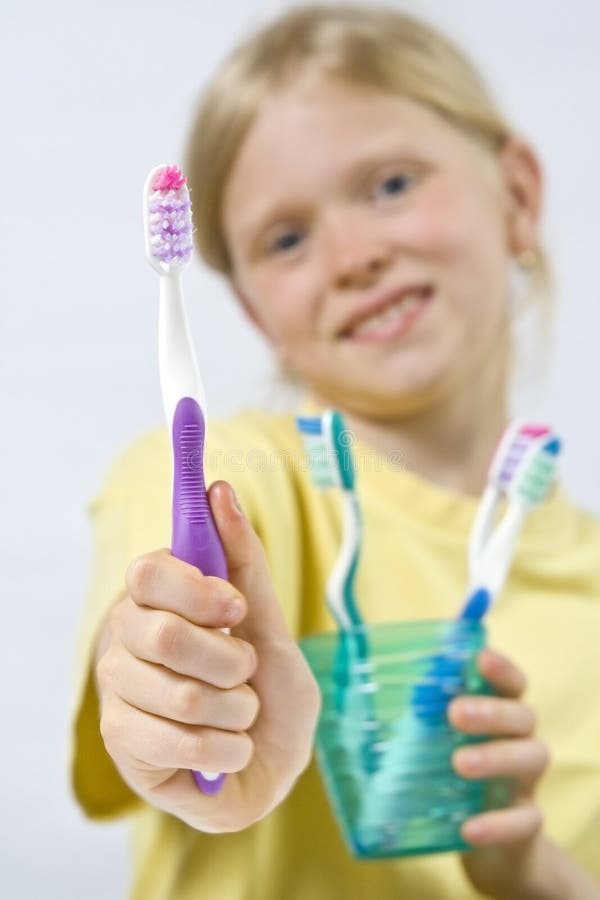 Children brushing teeth stock image. Image of health, kids - 6590679