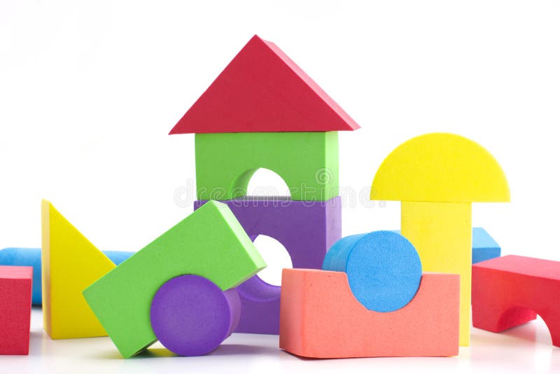Children building blocks stock image. Image of education - 63416001