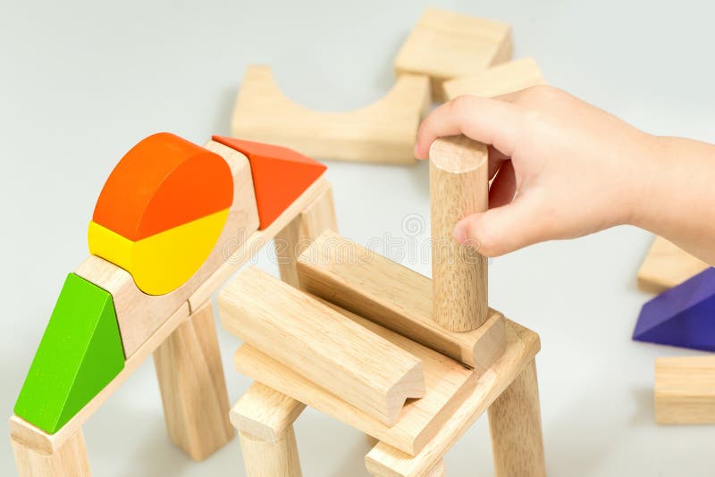 Children building blocks stock photo. Image of idea, geometry - 72430764