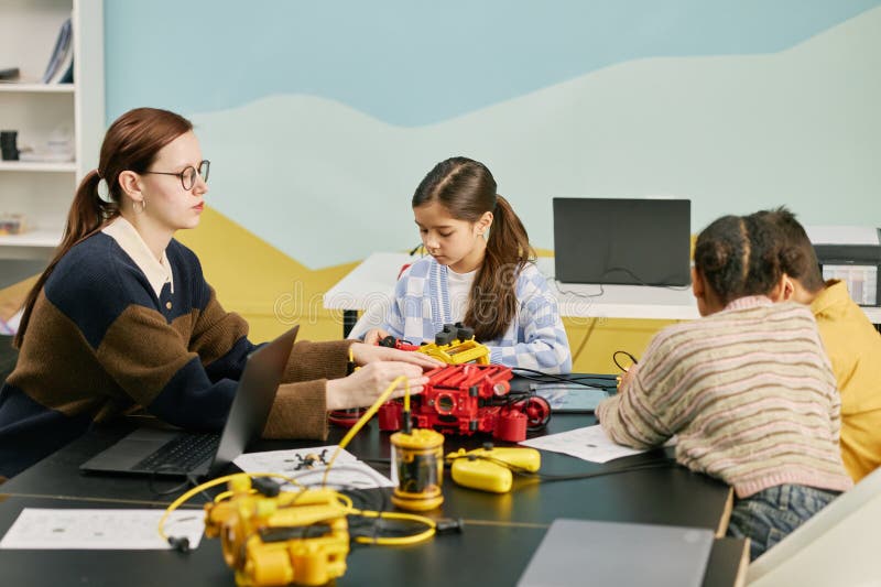 Engaging Educational Robotics Activity Class Stock Photos - Free ...