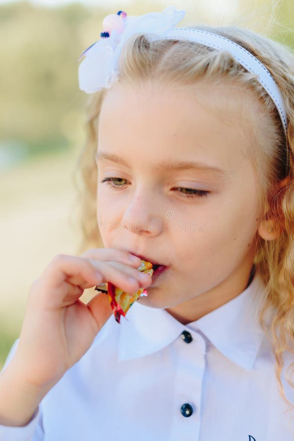 Children with Candy in Their Hands Stock Image - Image of children ...