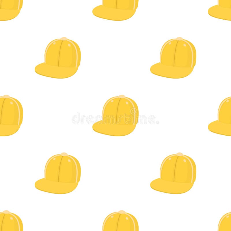 Children Cap Pattern Seamless Vector Stock Vector - Illustration of ...