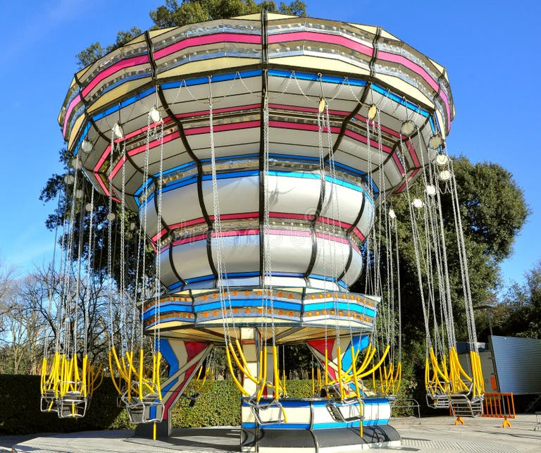 Children carousel stock photo. Image of entertainment - 18176434