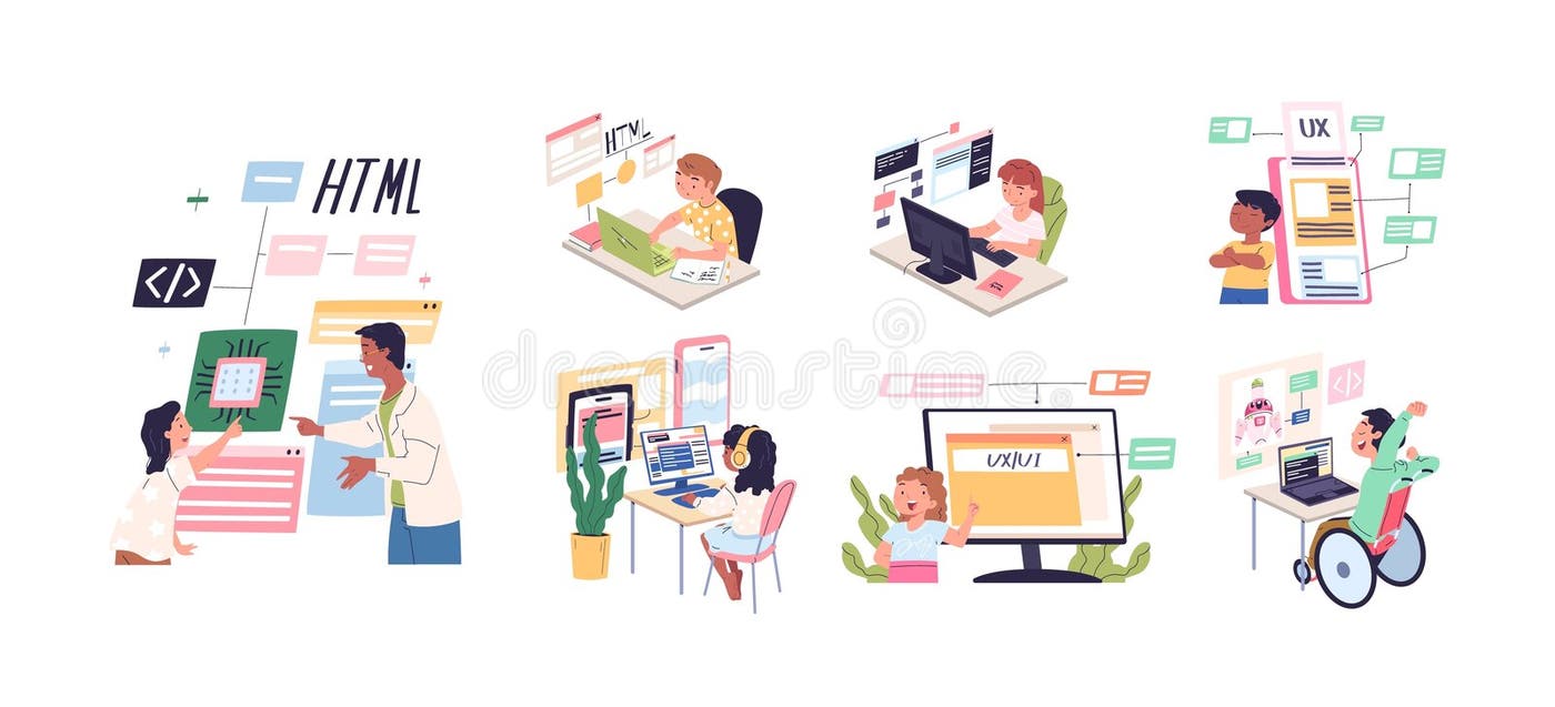 Children Code Stock Illustrations – 1,281 Children Code Stock ...