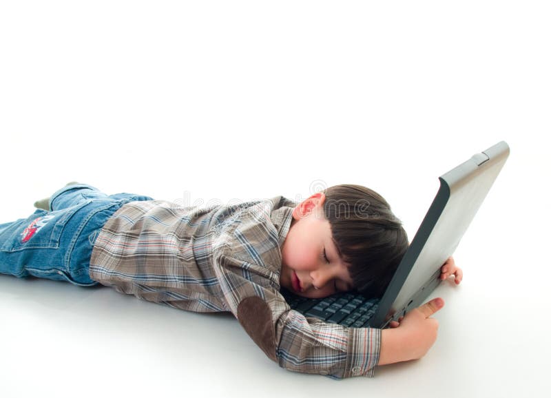 Children and computer stock photo. Image of young, stress - 3635468