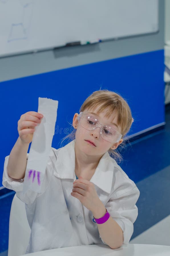 Children Conduct Experiments with Colors Stock Image - Image of ...