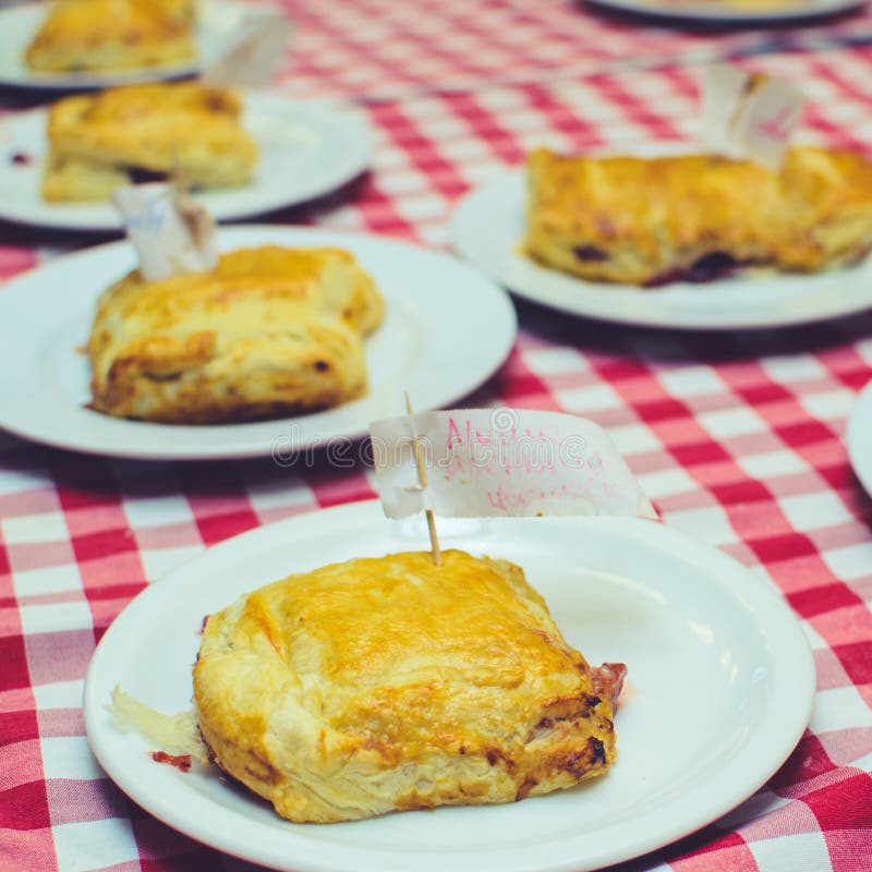 Children Cook a Cheese Patty with Their Own Hands Stock Image - Image ...
