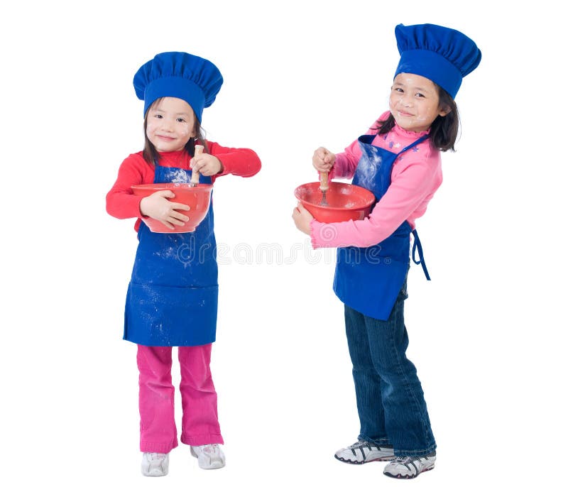 Children Cooking stock image. Image of beautiful, cook - 9507417