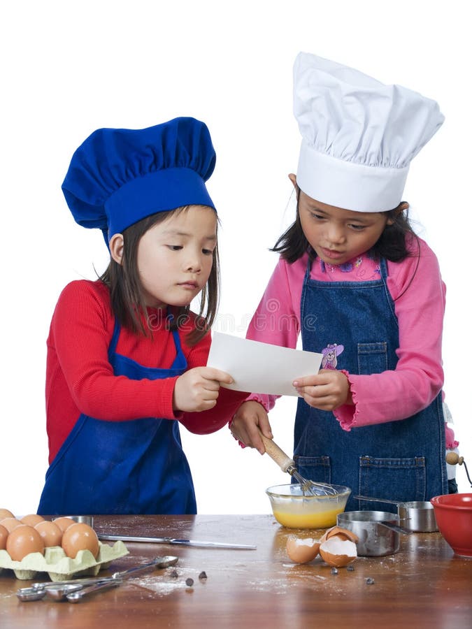 Children Cooking stock image. Image of beautiful, cook - 9507417