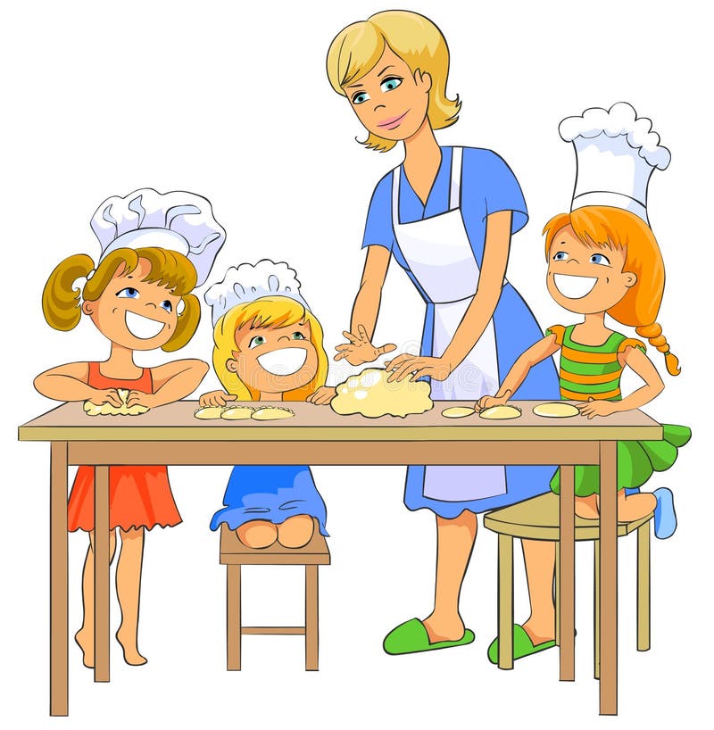 Cartoon Cooking Mom Stock Illustrations – 1,892 Cartoon Cooking Mom ...